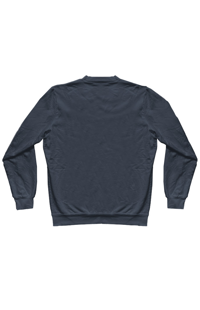 Unisex Cotton Crew Neck Sweatshirt Royal Wholesale