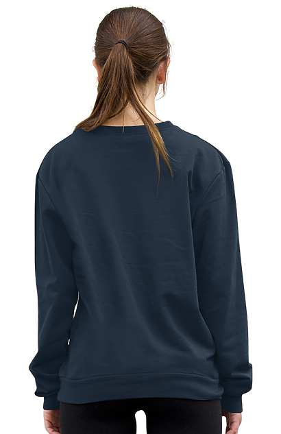 Unisex Cotton Crew Neck Sweatshirt | Royal Wholesale