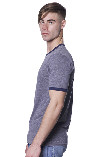 Unisex Triblend Ringer Tee | Royal Wholesale
