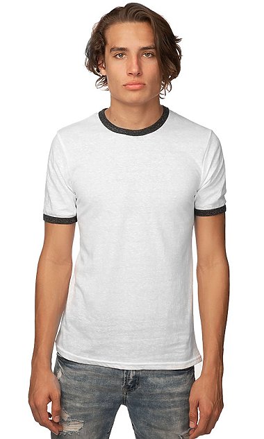 Unisex Triblend Ringer Tee | Royal Wholesale