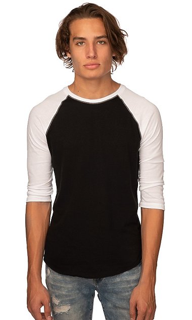 Unisex Triblend Raglan Baseball Shirt | Royal Wholesale