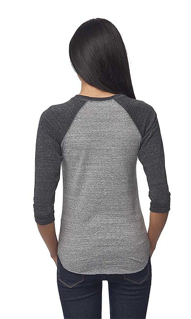 Unisex Triblend Raglan Baseball Shirt | Royal Wholesale