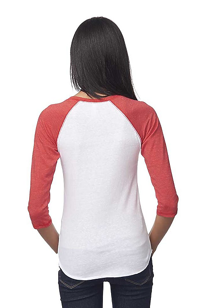 Unisex Triblend Raglan Baseball Shirt | Royal Wholesale