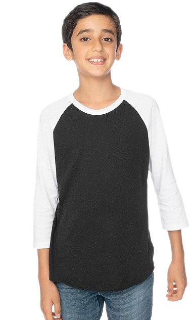 Youth Triblend Raglan Baseball Shirt | Royal Wholesale