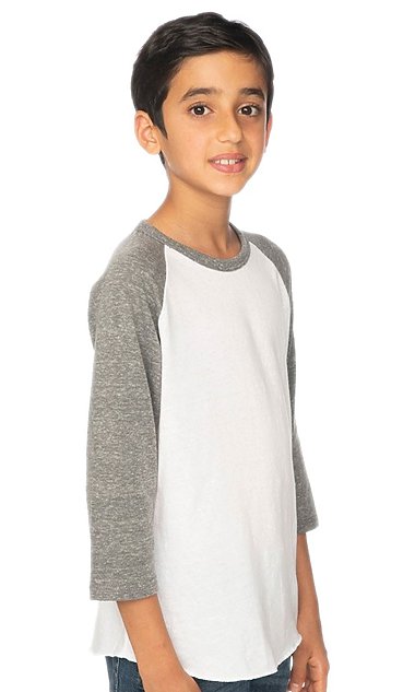 Youth Triblend Raglan Baseball Shirt | Royal Wholesale