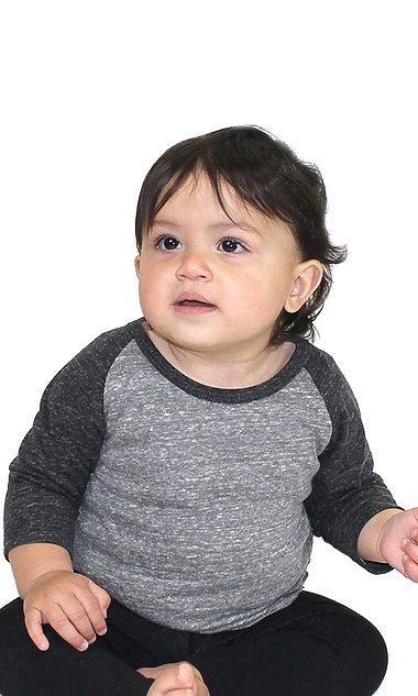 Infant Triblend Raglan Baseball Shirt | Royal Wholesale