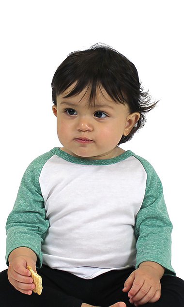Infant Triblend Raglan Baseball Shirt | Royal Wholesale