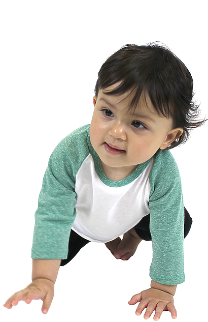 Infant Triblend Raglan Baseball Shirt | Royal Wholesale