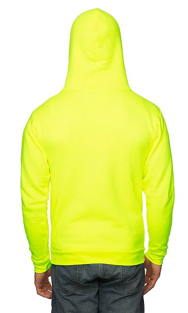 Unisex Fashion Fleece Neon Zip Hoodie | Royal Wholesale