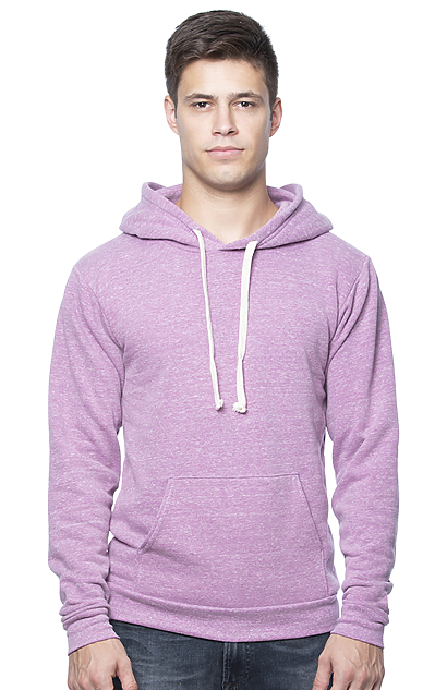 Unisex eco Triblend Fleece Pullover Hoodie | Royal Wholesale