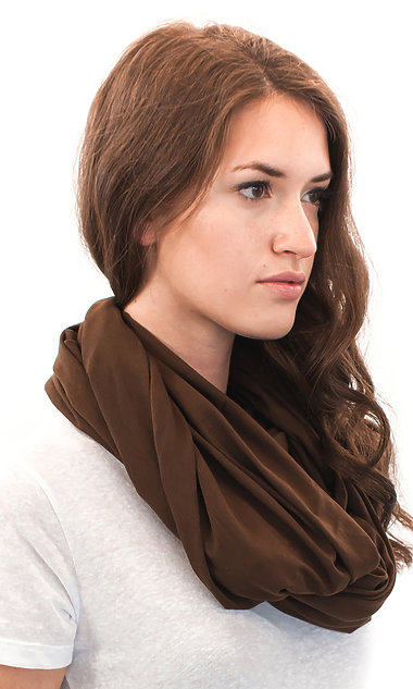 Unisex Viscose Bamboo Organic Cotton Infinity Scarf Royal Wholesale